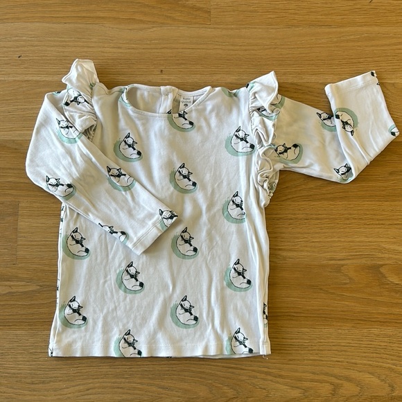 kate quinn | Shirts & Tops | Kate Quinn Double Ruffle Top With An ...